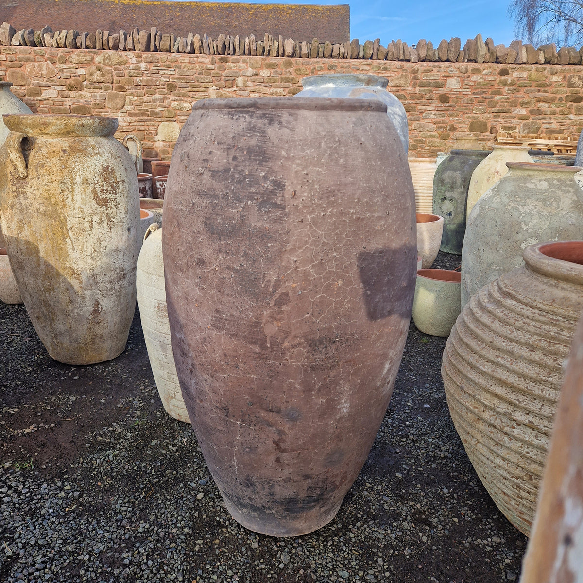 105cm Glazed XL Wide Vase – Tom's Yard