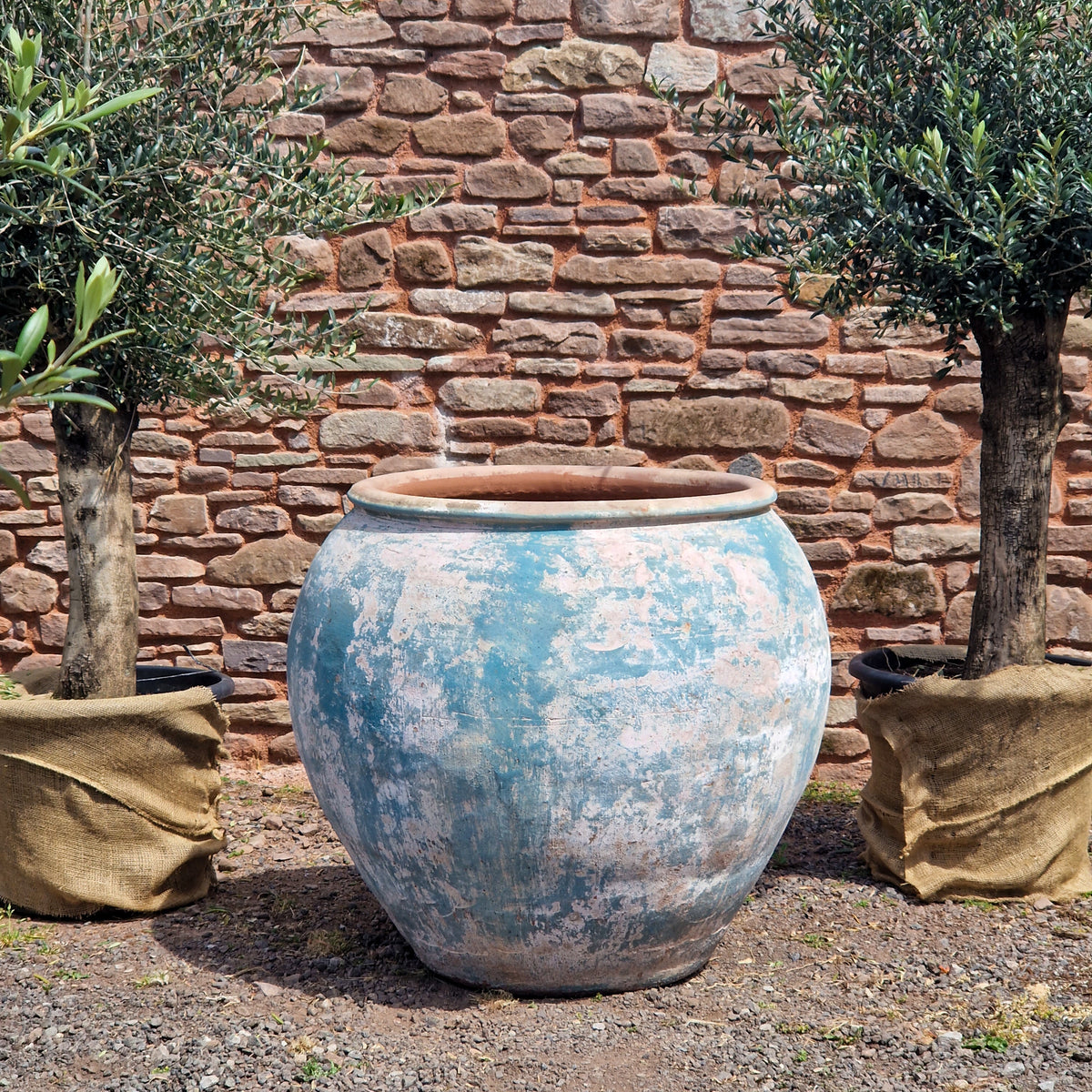 Giant 85cm Elemental Glazed Wide Sculptural Planters – Tom's Yard