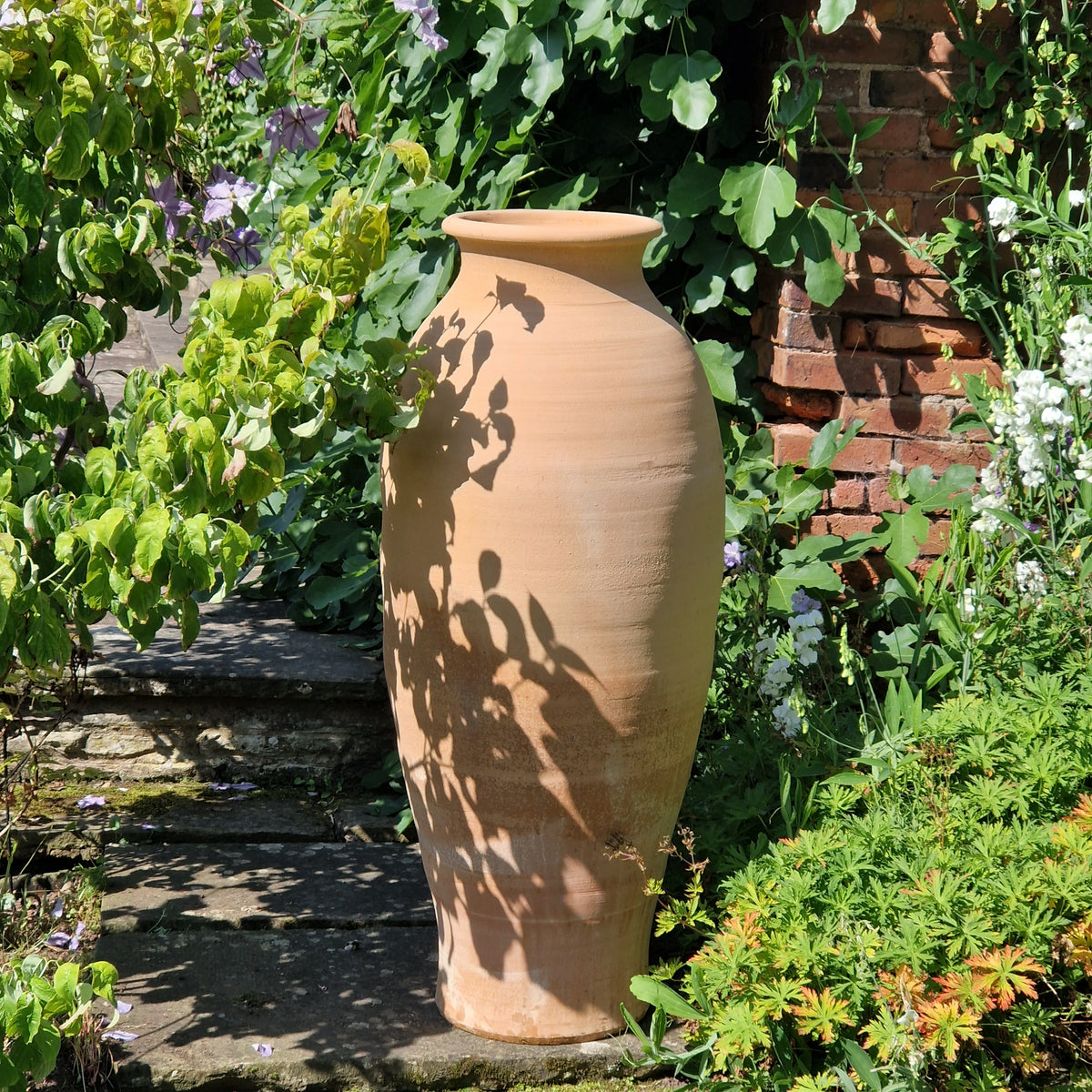 Aphrodite Cretan Terracotta Vase | Hand-Thrown Clay Pots | Tom's Yard