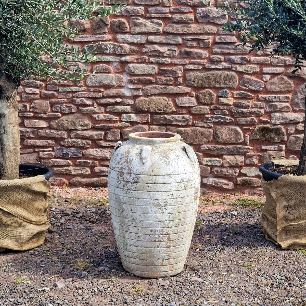 70cm Scrolled Glazed Jar No. 2 – Tom's Yard