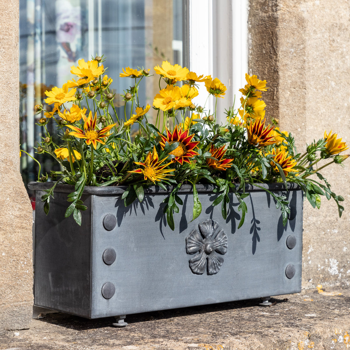 Traditional Galvanised Steel Window Boxes – Tom's Yard