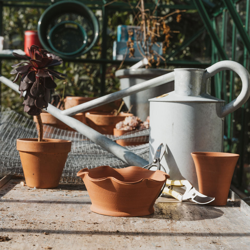 Hand-Thrown English Terracotta Scalloped Pan – Tom's Yard